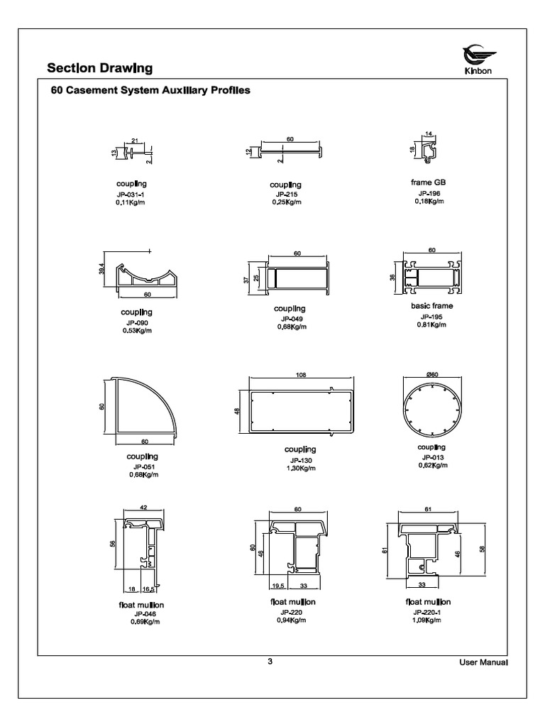 Kinbon Upvc Catalogue (Dragged) 4 | PDF