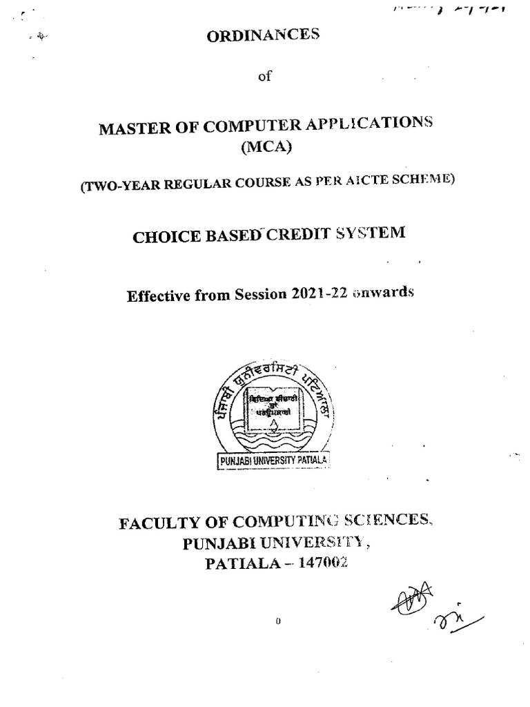 MCA Part - I (Sem. I & II) | PDF