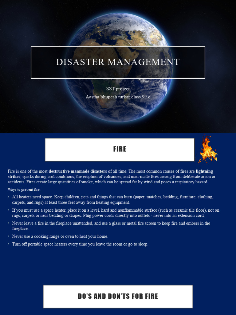 Disaster Management SST Assignment | PDF | Flood | Earthquakes