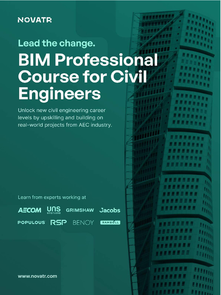 Bim For Civil Engineers Course Structure | PDF