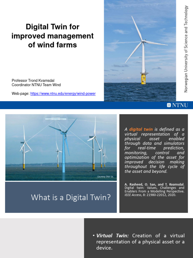 Digital Twin Note For Wind Turbine | PDF | Wind Turbine | Simulation