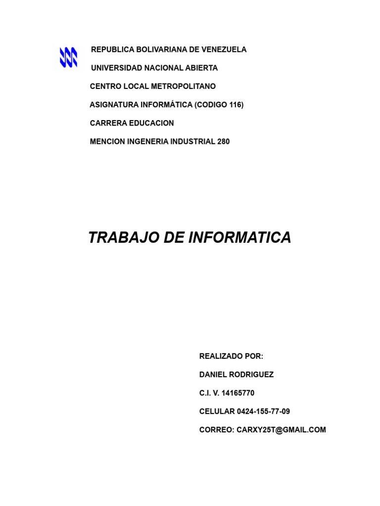 Trabajo Final de Informatica (PDF) 2023 | PDF | Periférico | Hardware de la computadora