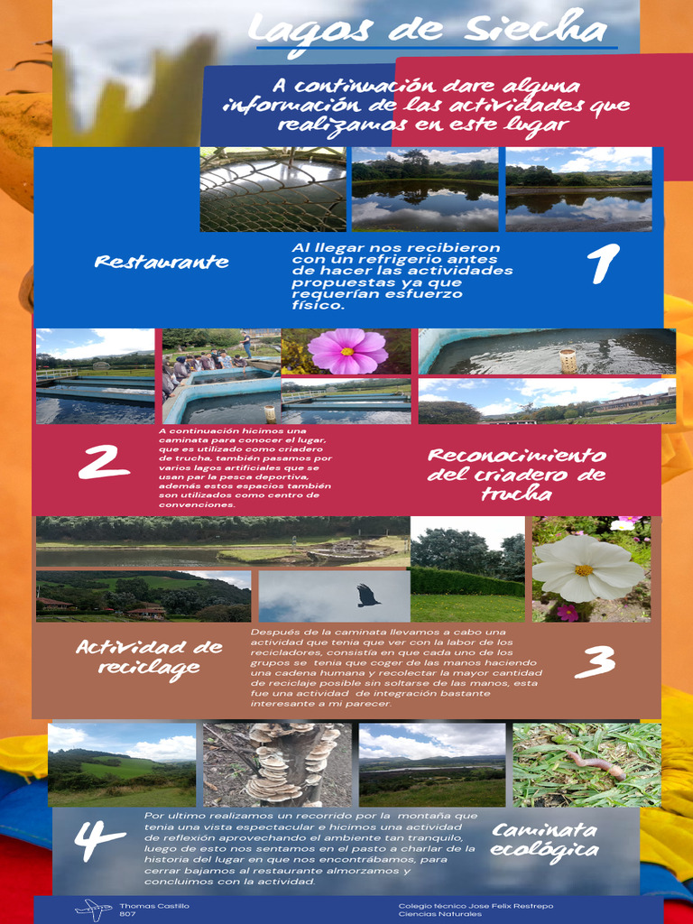 Infografía Thomas Castillo 807 Lagos de Siecha | PDF Infografía Thomas Castillo 807 Lagos de Siecha | PDF