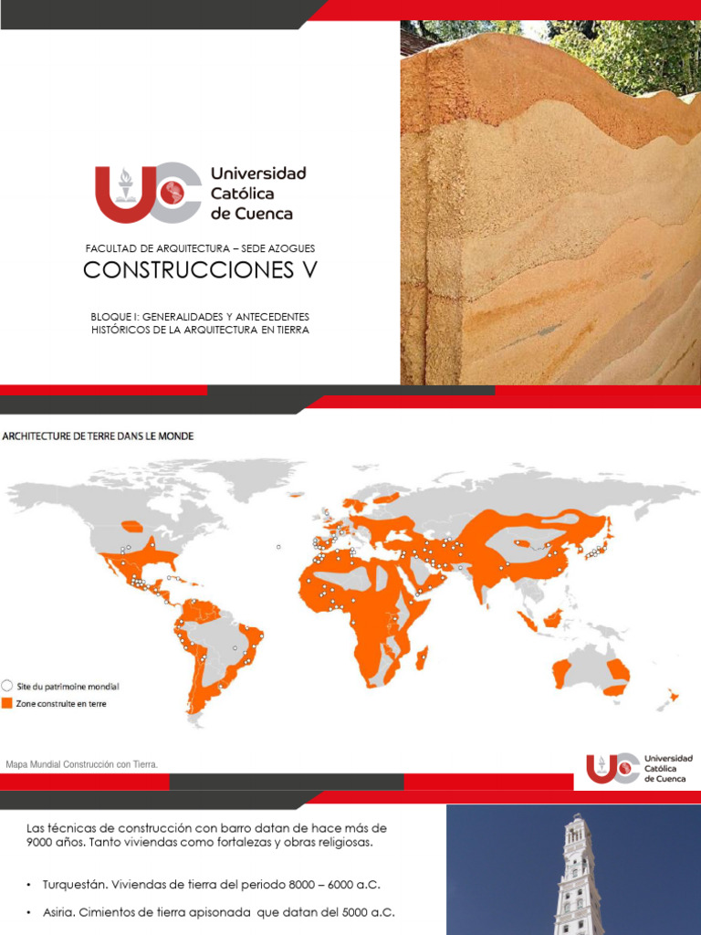 01 La Tierra Como Material de Construcción - Ventajas y Desventajas | PDF | Barro | Ciencias de ...