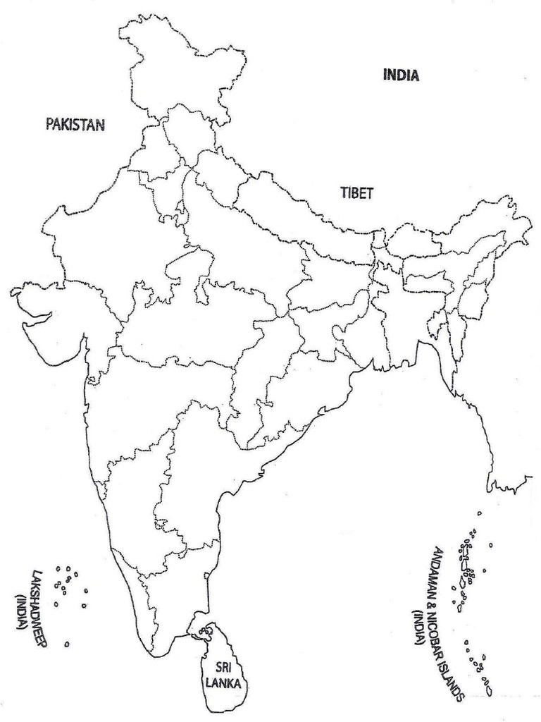 Political Map of India | PDF