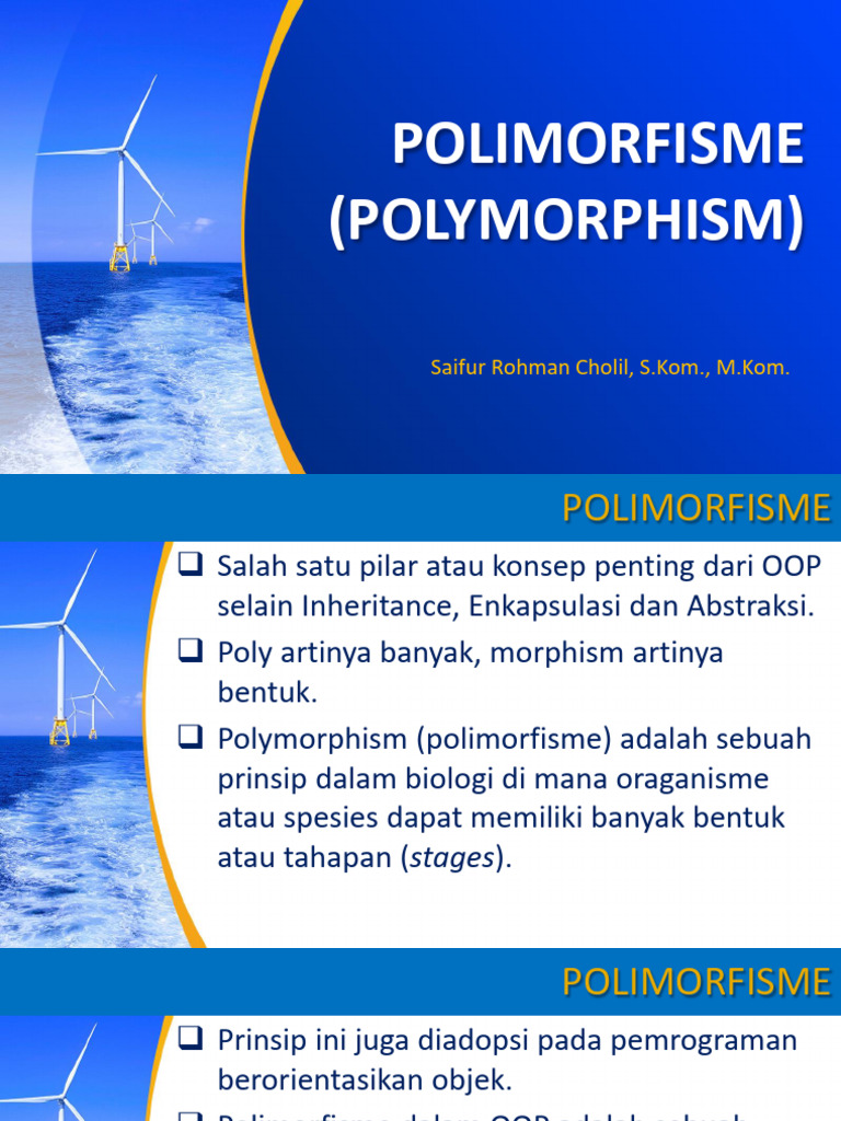 Pbo-10 Polimorfisme (Polymorphism) | PDF