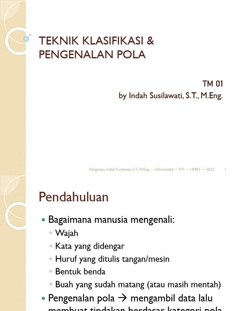 TKPP - TM 01 - Pendahuluan | PDF