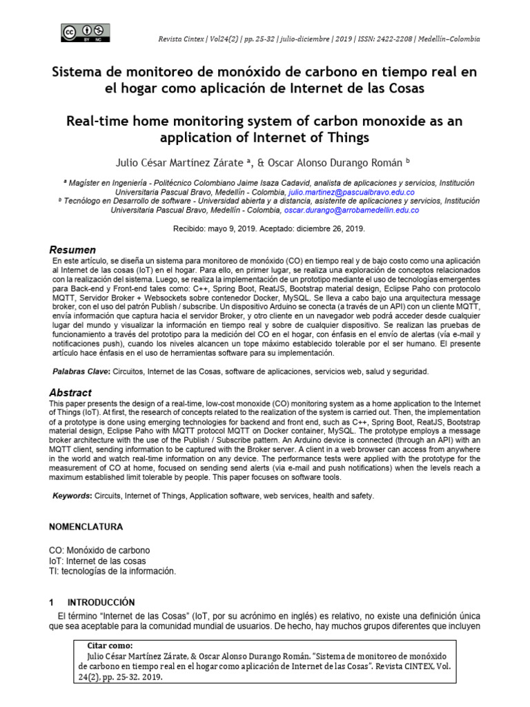 Cintex,+art2 Id335 Co IOT | PDF | Computación en la nube | Internet de ...