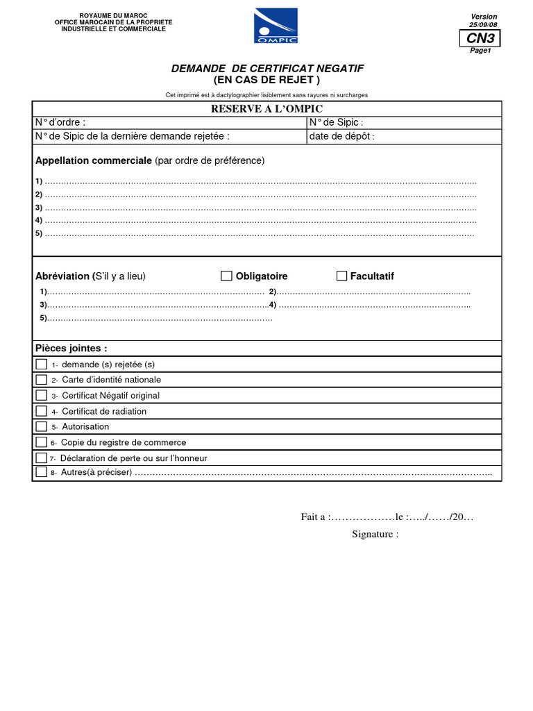 CN3 Rejet | PDF