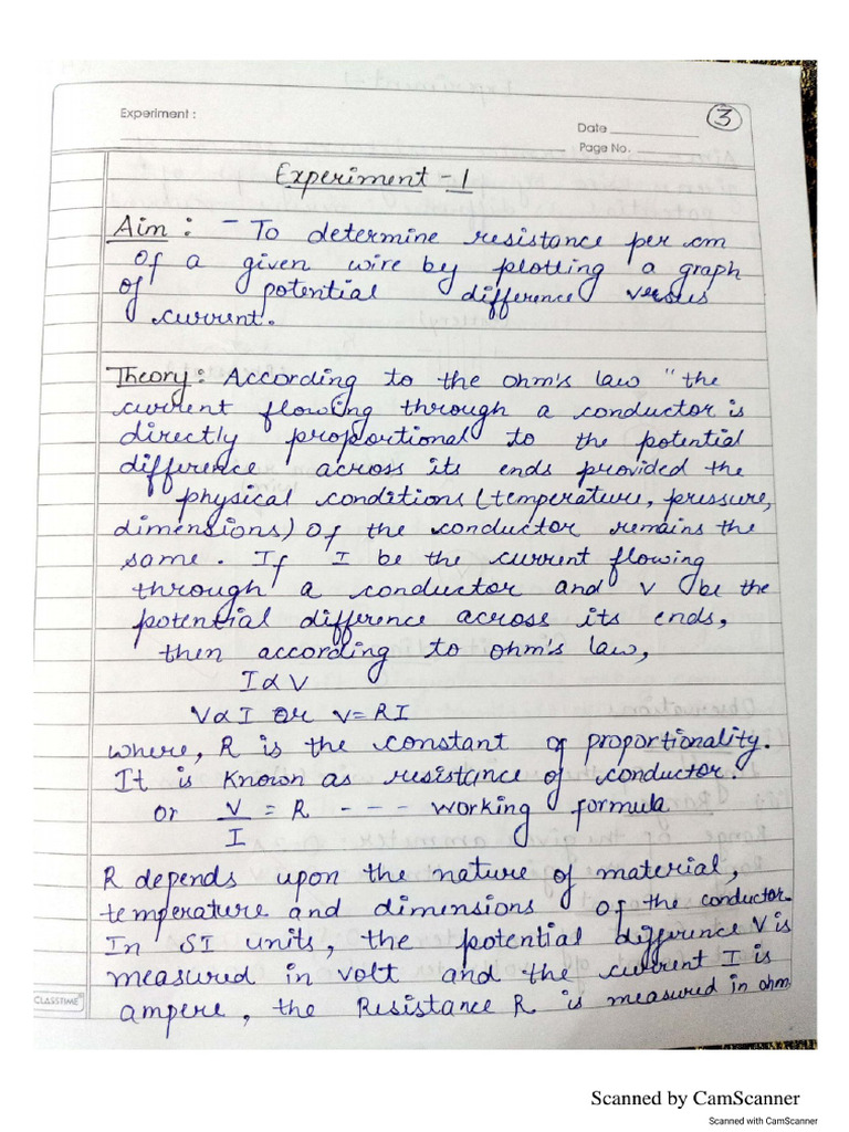 Physics Practical File Complete Pdf 1 Pdf