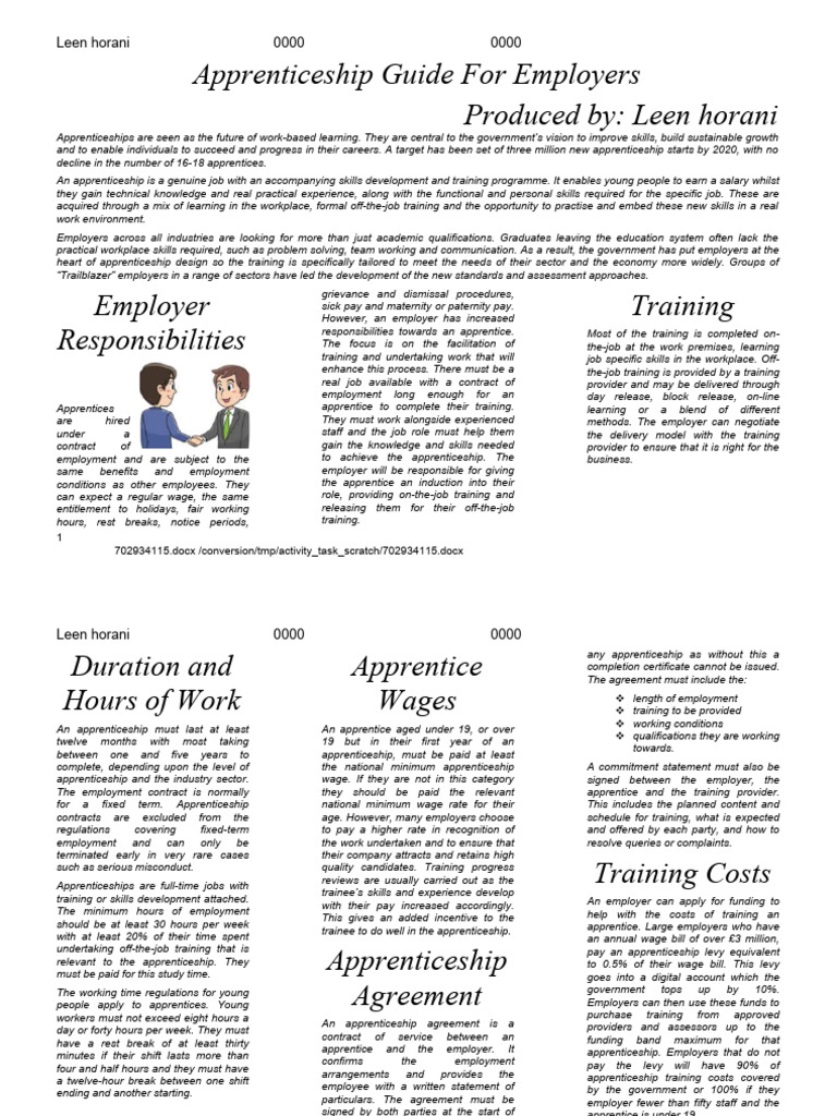 Emp Guide | Download Free PDF | Apprenticeship | Employment