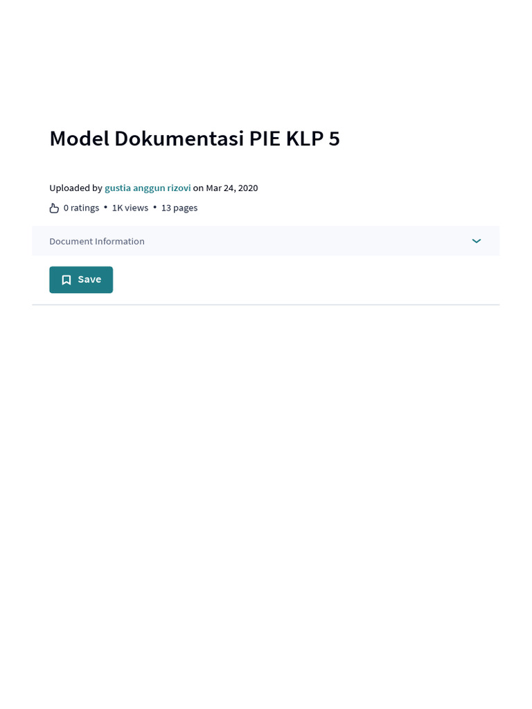Model Dokumentasi PIE KLP 5 PDF | Download Free PDF | Public Sphere | Computing