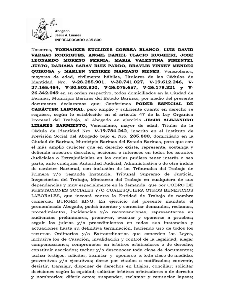 Modelo Poder Laboral | PDF | Gobierno | Justicia