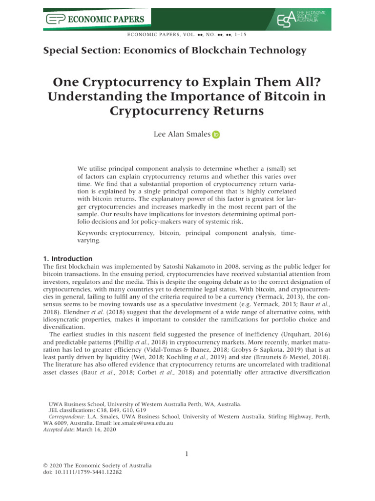 Bitcoin Explained | PDF