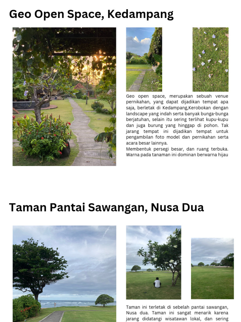 Geo Open Space, Kedampang | PDF