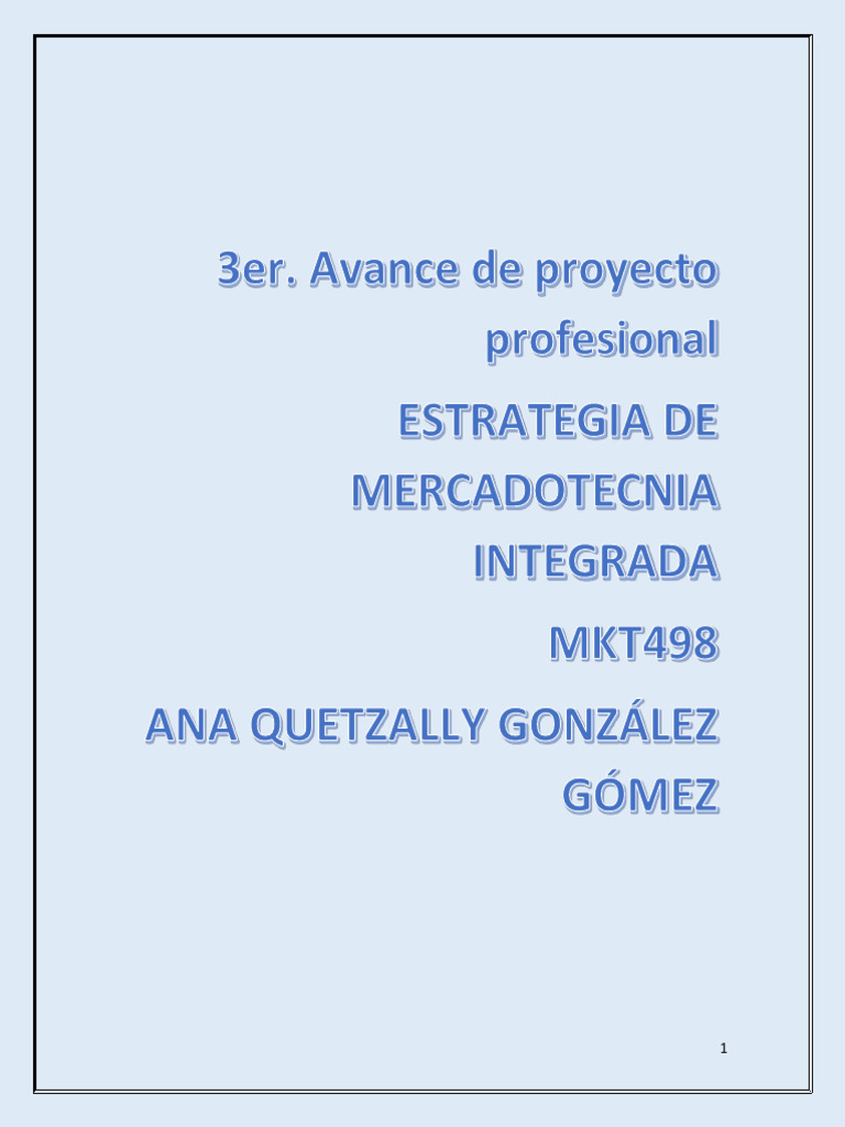 Entregable 3 | PDF | Marketing | Chat en linea