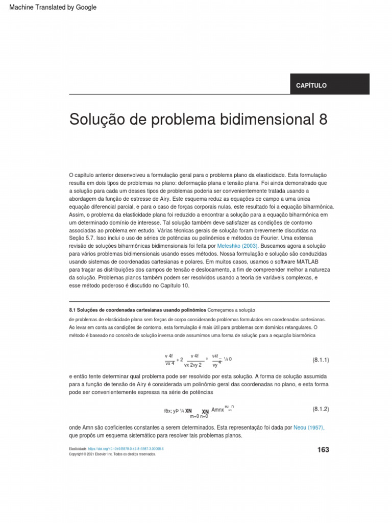 CAP. 8 - (MATLAB Examples) Sadd, Martin Howard - Elasticity - Theory ... CAP. 8 - (MATLAB Examples) Sadd, Martin Howard - Elasticity - Theory ...