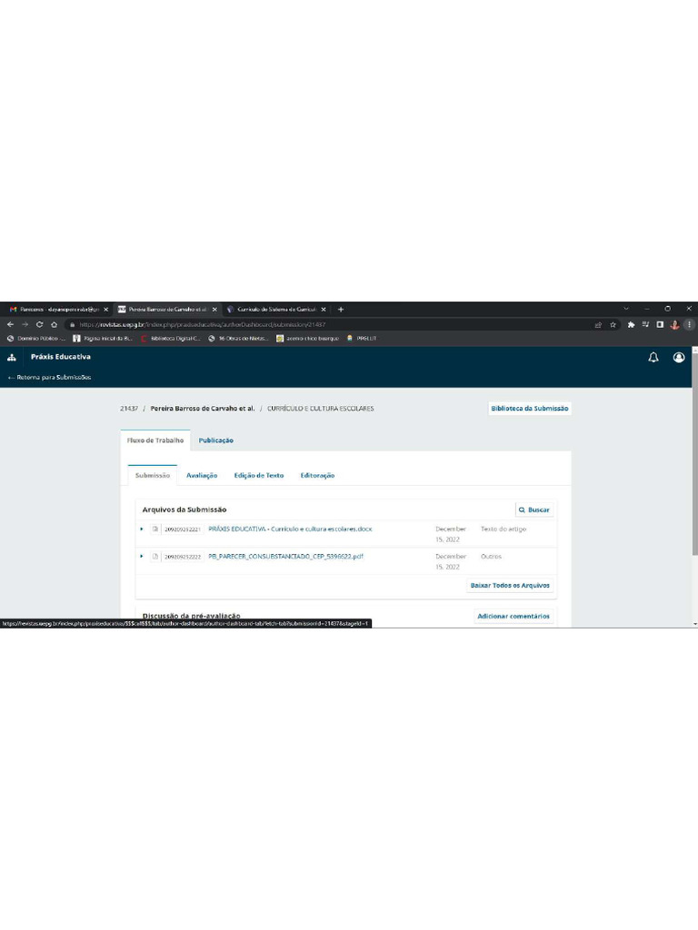 Artigo Científico - Qualis A1 - Aceito - Práxis Educativa 1 | PDF