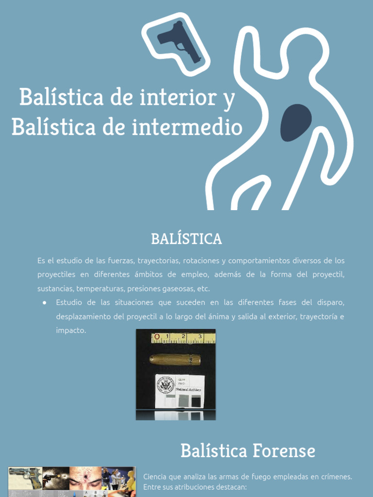 Balística Interior y Balística de Intermedio | PDF | Balística ...