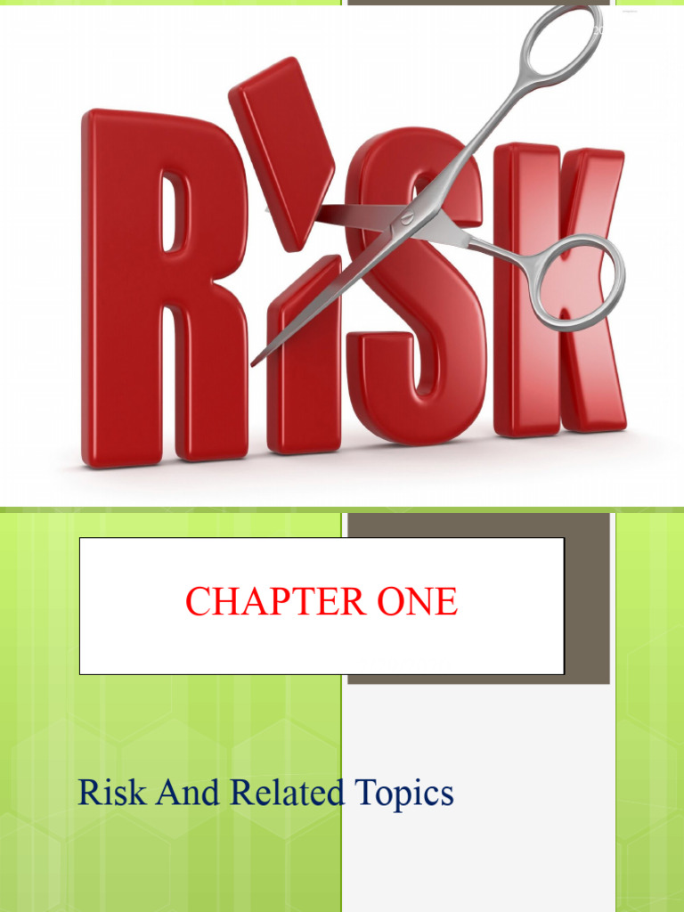Risk Chapter 1 | PDF | Risk | Uncertainty
