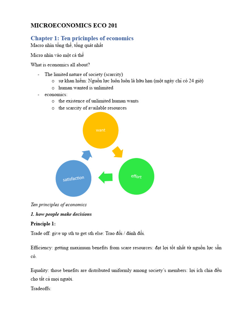 Microeconomics Eco 201 | PDF