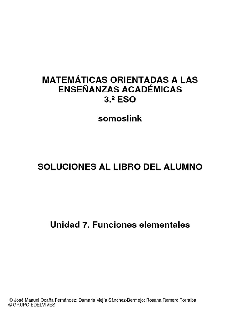 Tema-7-Funciones-elementales | PDF | Pendiente | Línea (geometría)