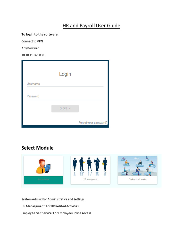 HR and Payroll User Guide | PDF | Payroll | User (Computing)