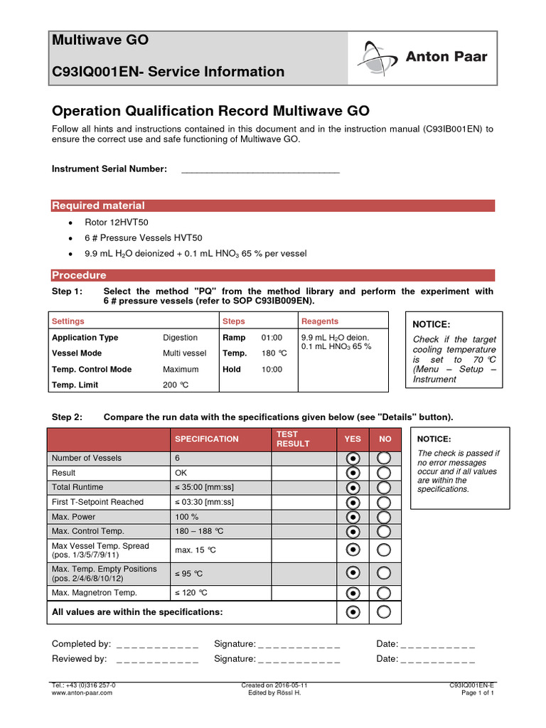 ServiceInfo OQ FILL | PDF