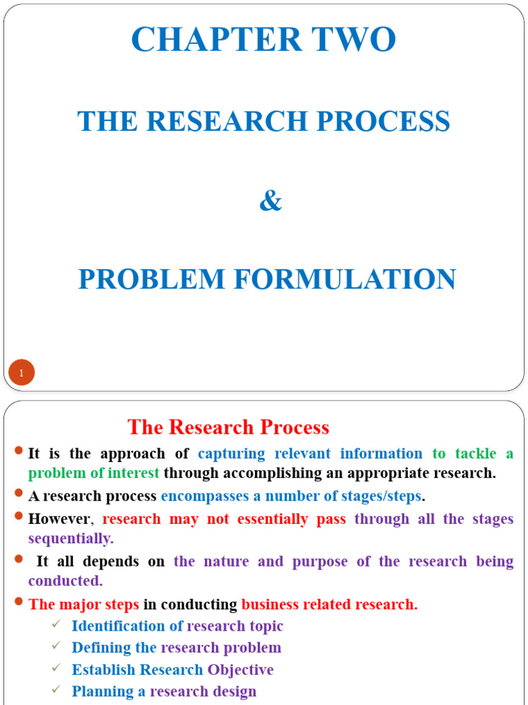 Research-Ch-2 - Formulation of Research Problem | PDF | Hypothesis ...
