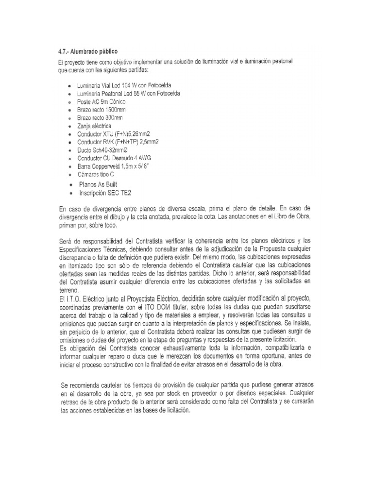 Eett Alumbrado | PDF