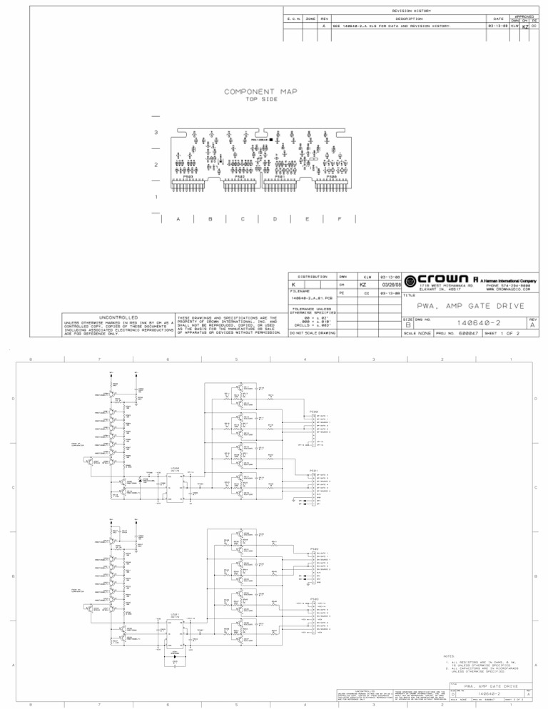 PWM MAi Amp Gate Drive Pwa SCHEMATIC | PDF