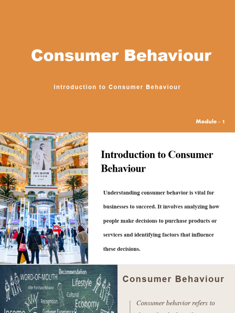 Consumer Behaviour Pdf Consumer Behaviour Behavior
