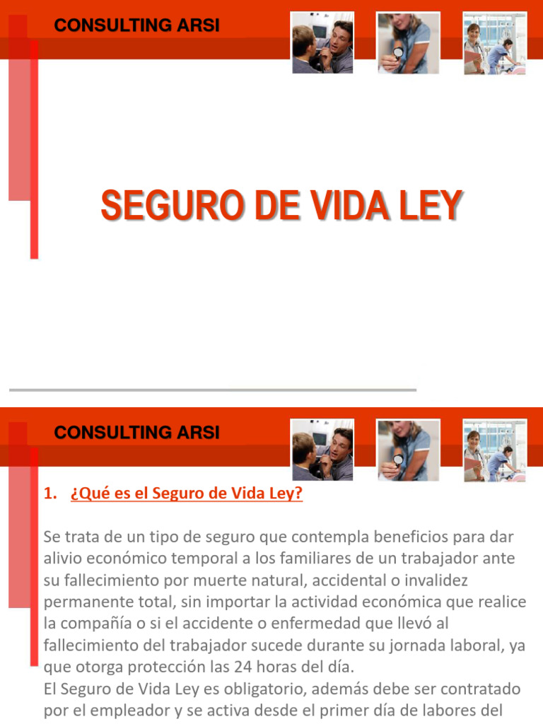 Seguro Vida Ley ARSI | PDF