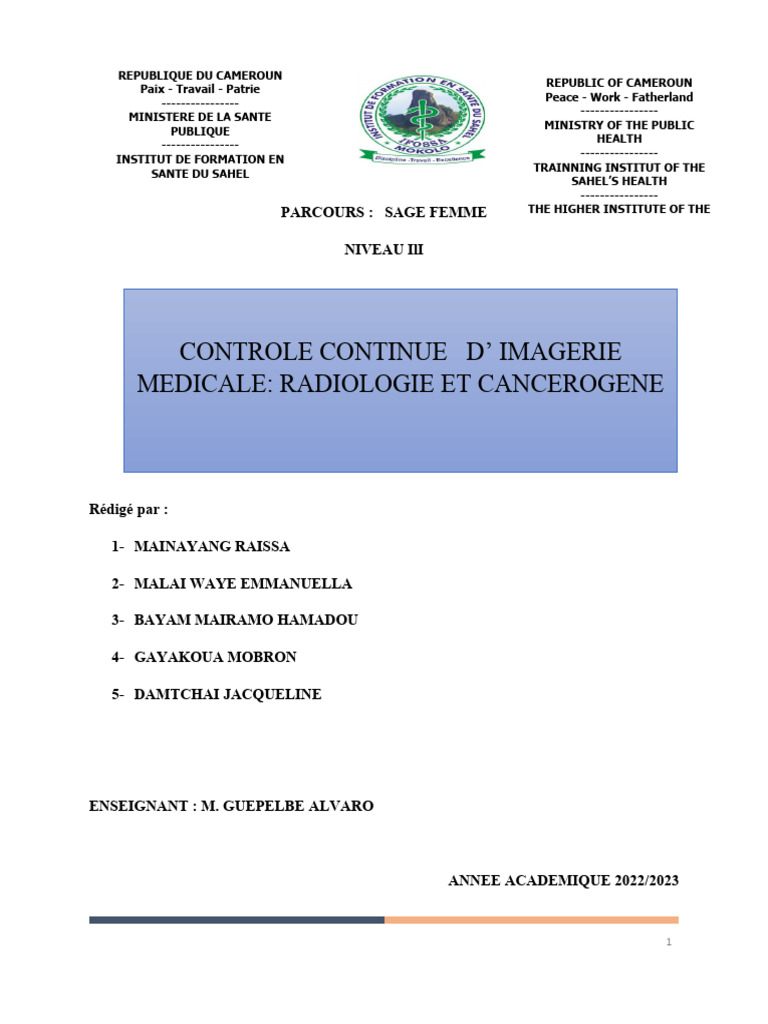 CC Imagerie Médicale | PDF