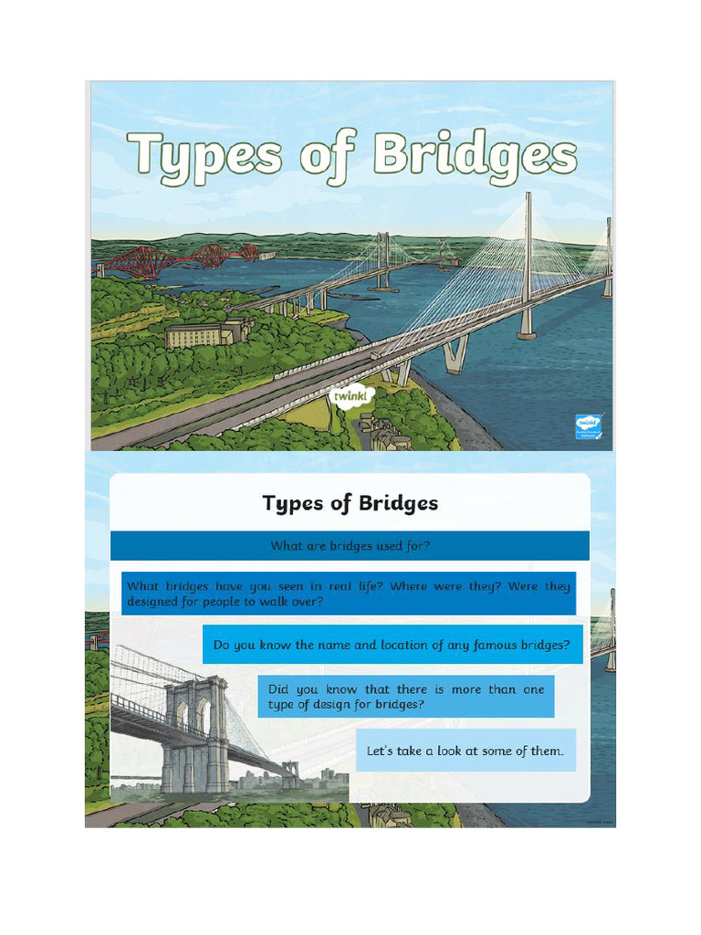 Types of Bridges Powerpoint Slides | PDF