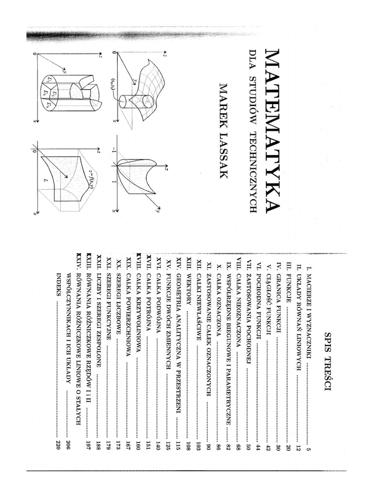 M.Lassak - Matematyka Dla Studiów Technicznych | PDF