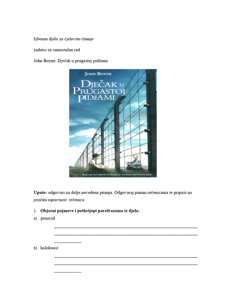 Izborno Djelo Za Cjelovito Itanje Boyne | PDF