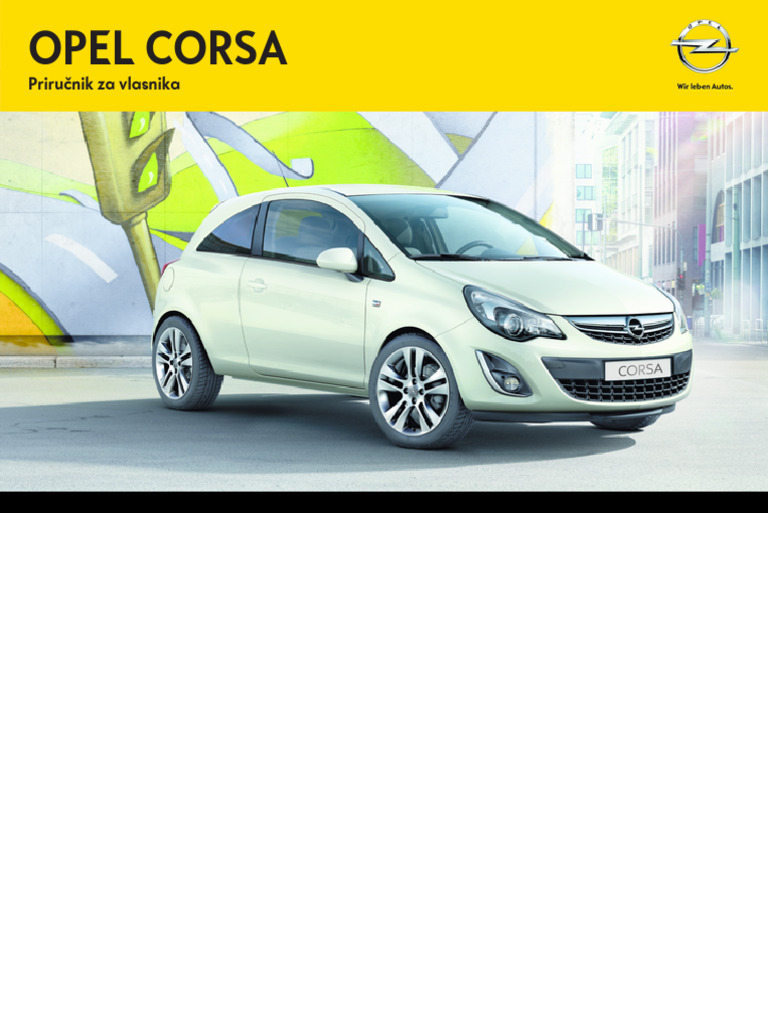 Prirucnik Opel Corsa | PDF