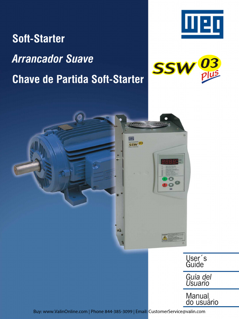 Weg ssw03 Soft Starter | PDF | High Voltage | Electrical Network
