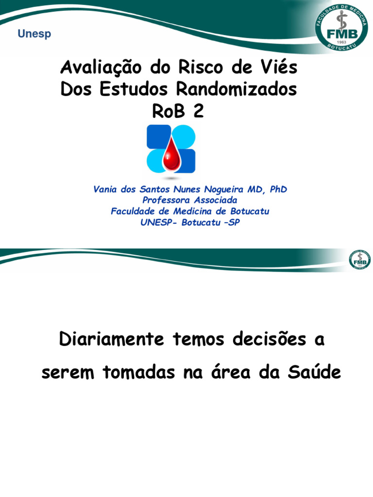 2023 - Risco - Viés RoB2 - Vania Nogueira | PDF