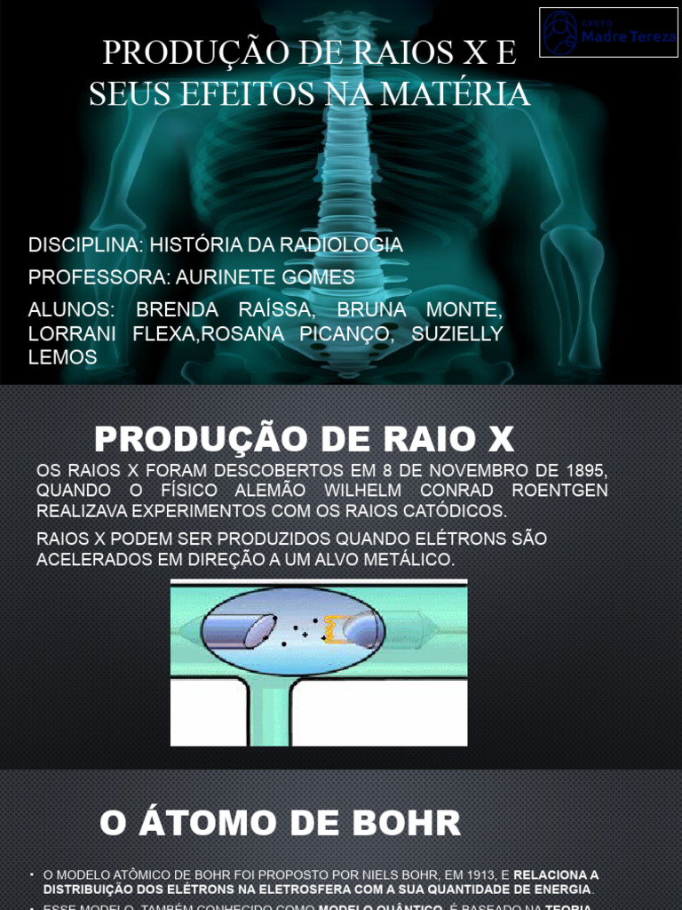 Produção de Raios X e Seus Efeitos | PDF