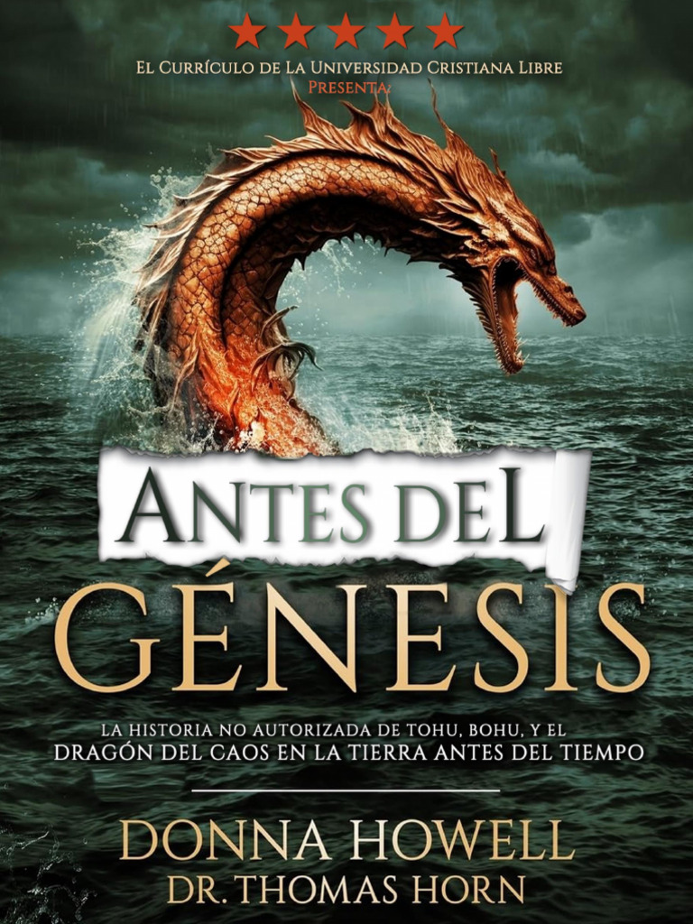 Antes Del Génesis - Howell y Horn (2023) | PDF | Evolución | Creacionismo