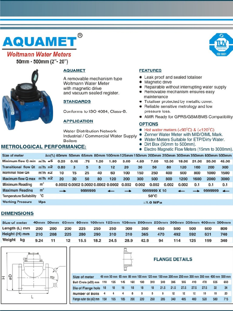 Aquamet Bulk Brochure | PDF