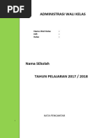 Program Kerja Guru Wali | PDF