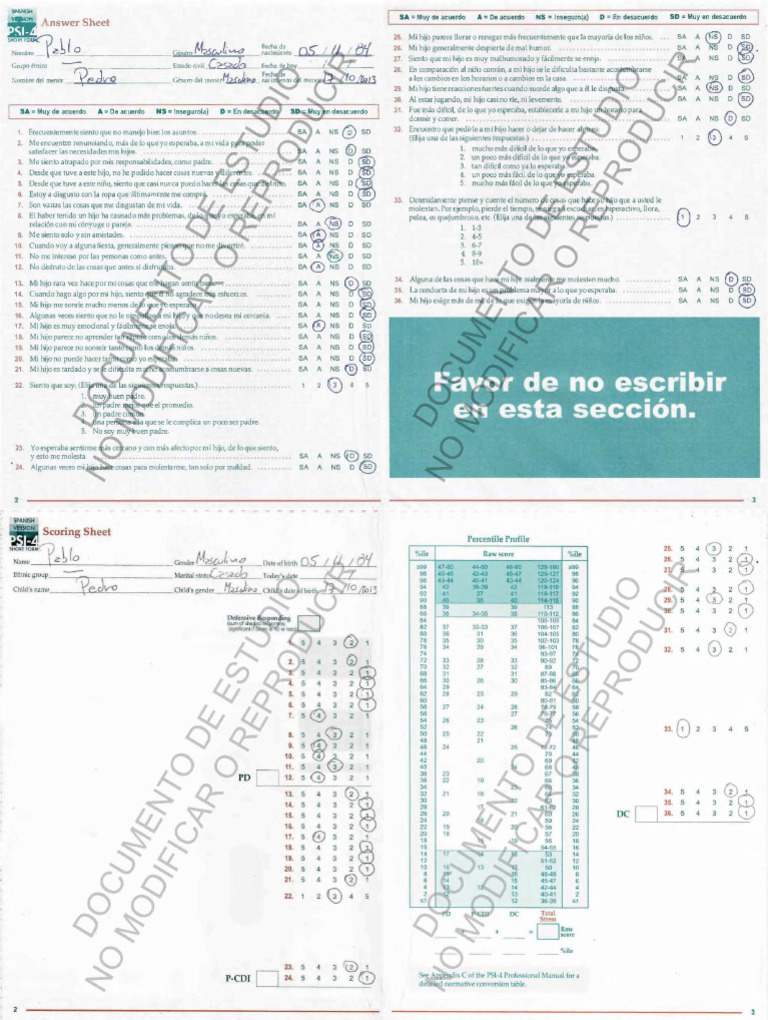 PSI-4sf Caso Clínico 2 | PDF
