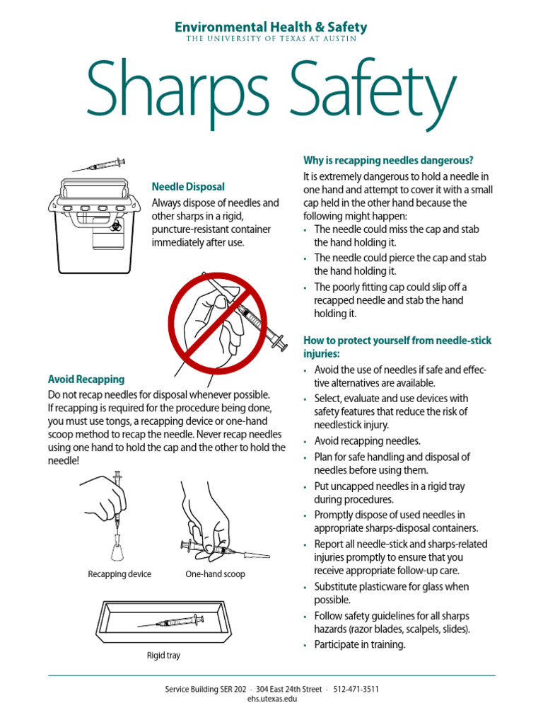 Sharps Safety | PDF