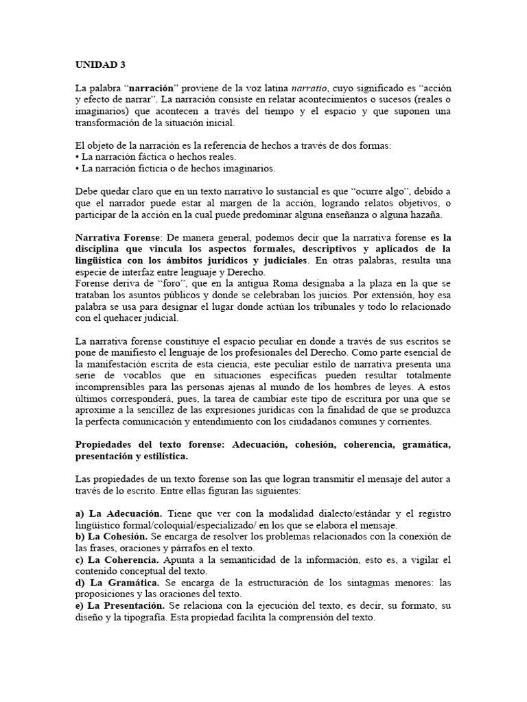 Unidad 3 | Descargar gratis PDF | Narración | Ortografía