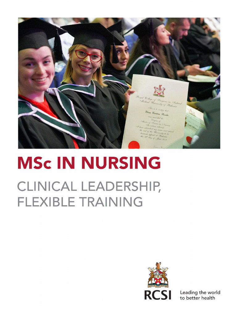 MSC Nursing Brochure - RCSI Bahrain - 2020 Final | PDF