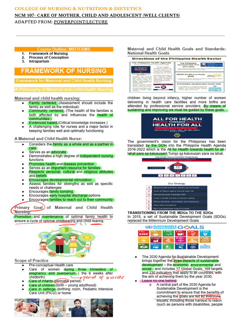NCM 107 REVIEWER - Docx 1 | PDF | Puberty | Menstrual Cycle