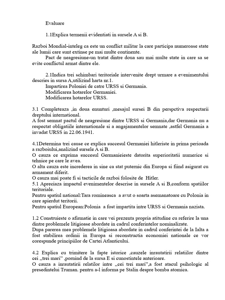 Evaluare | PDF